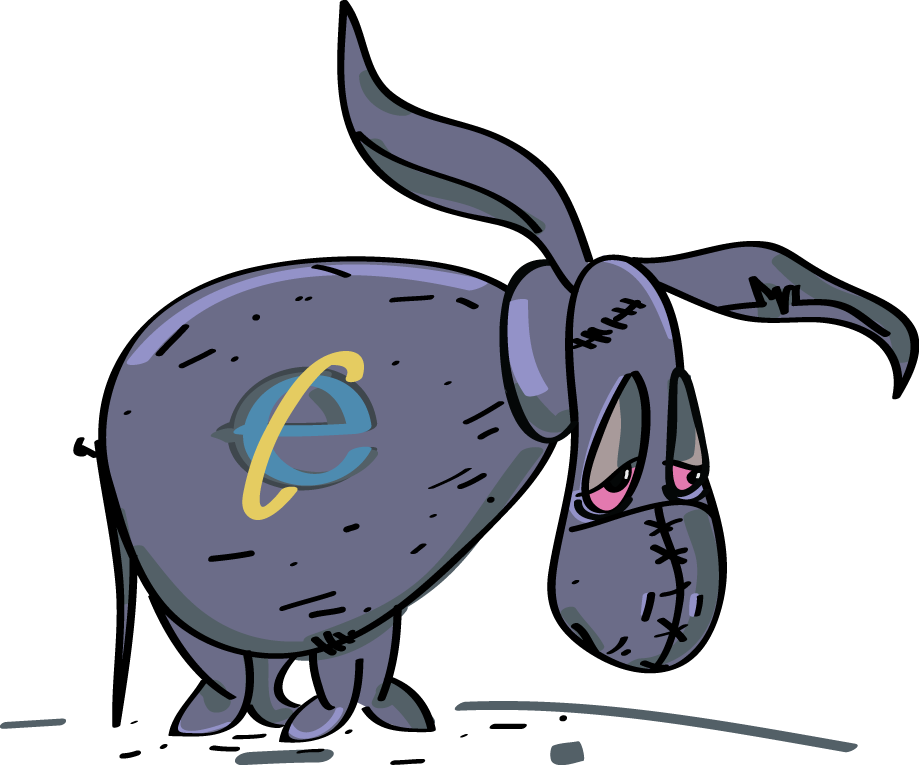 Ie6 Via Chromeframe - Cartoon Clipart - Full Size Clipart (#1138261 ...