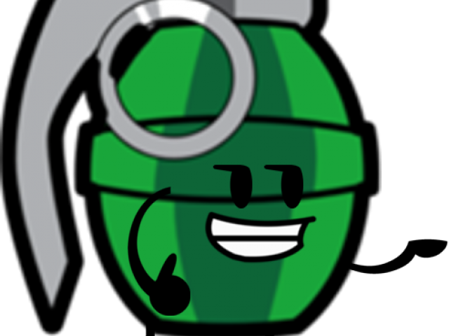 Grenade Clipart Bfdi - Cartoon - Png Download - Full Size Clipart ...