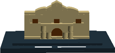 Microscale Alamo - House Clipart - Full Size Clipart (#1141669 ...