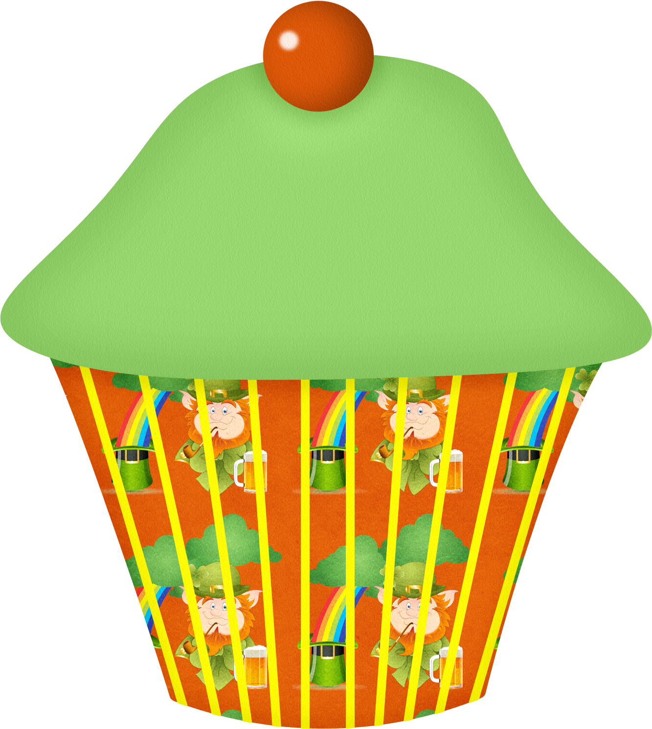 Cupcake Saint Patrick's Day - Illustration Clipart - Full Size Clipart ...
