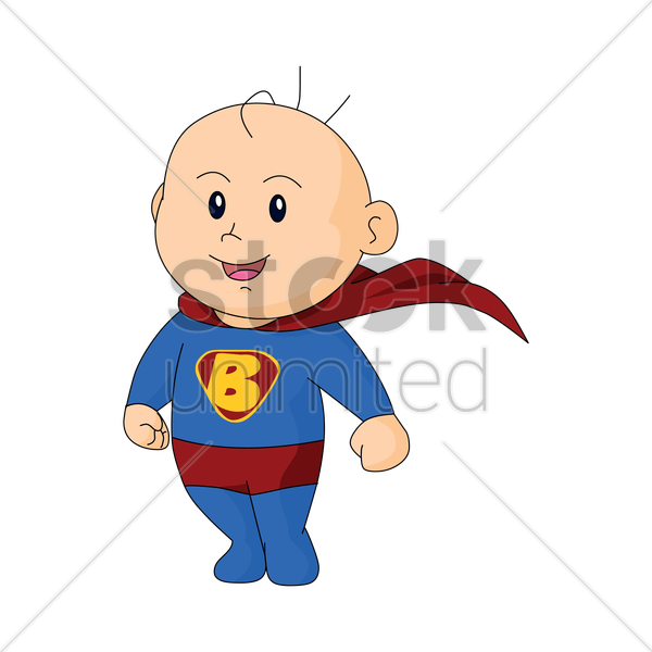 Super Man Baby Cartoon Clipart - Full Size Clipart (#1146799) - PinClipart