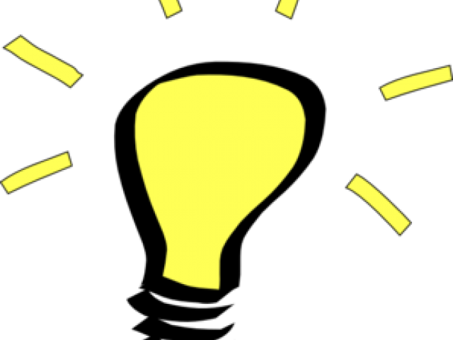 Bulb Clipart Solution - Transparent Png Idea Light Bulb - Full Size ...
