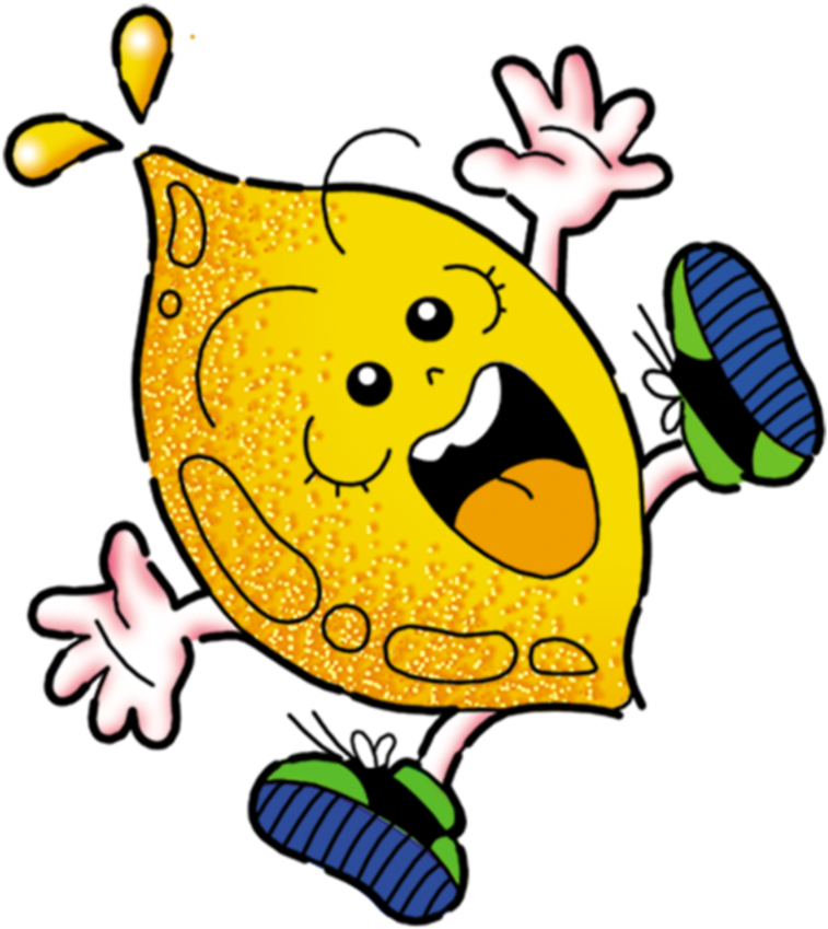 Citron - Funny Fruits Clipart - Full Size Clipart (#1149779) - PinClipart