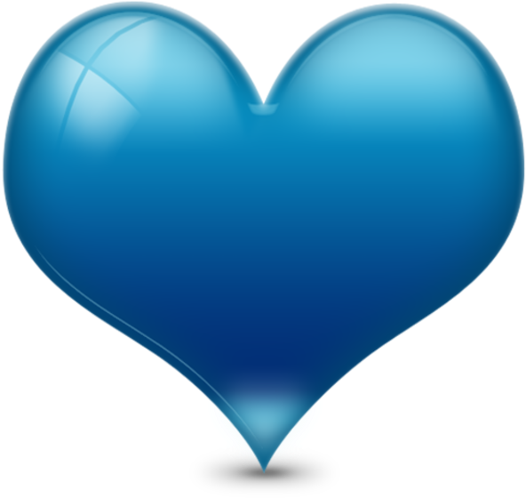 Blue Heart Png Transparent Clipart - Full Size Clipart (#1159414 ...