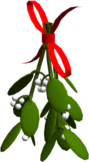 Mistletoe Clipart String - Mmd Christmas Accessories - Png Download ...