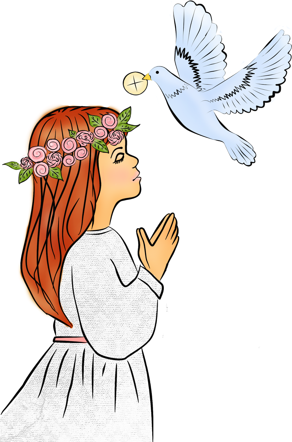 Digi Stemple By Alicecreations - Clipart First Holy Communion - Png ...