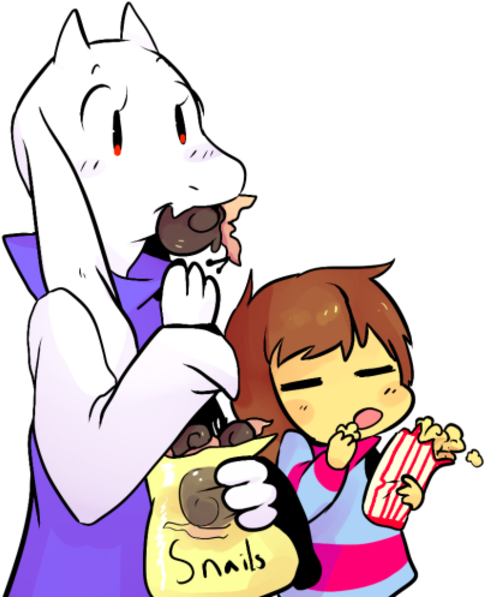 Eat Clipart Child Snack - Undertale Toriel Like Snail - Png Download ...