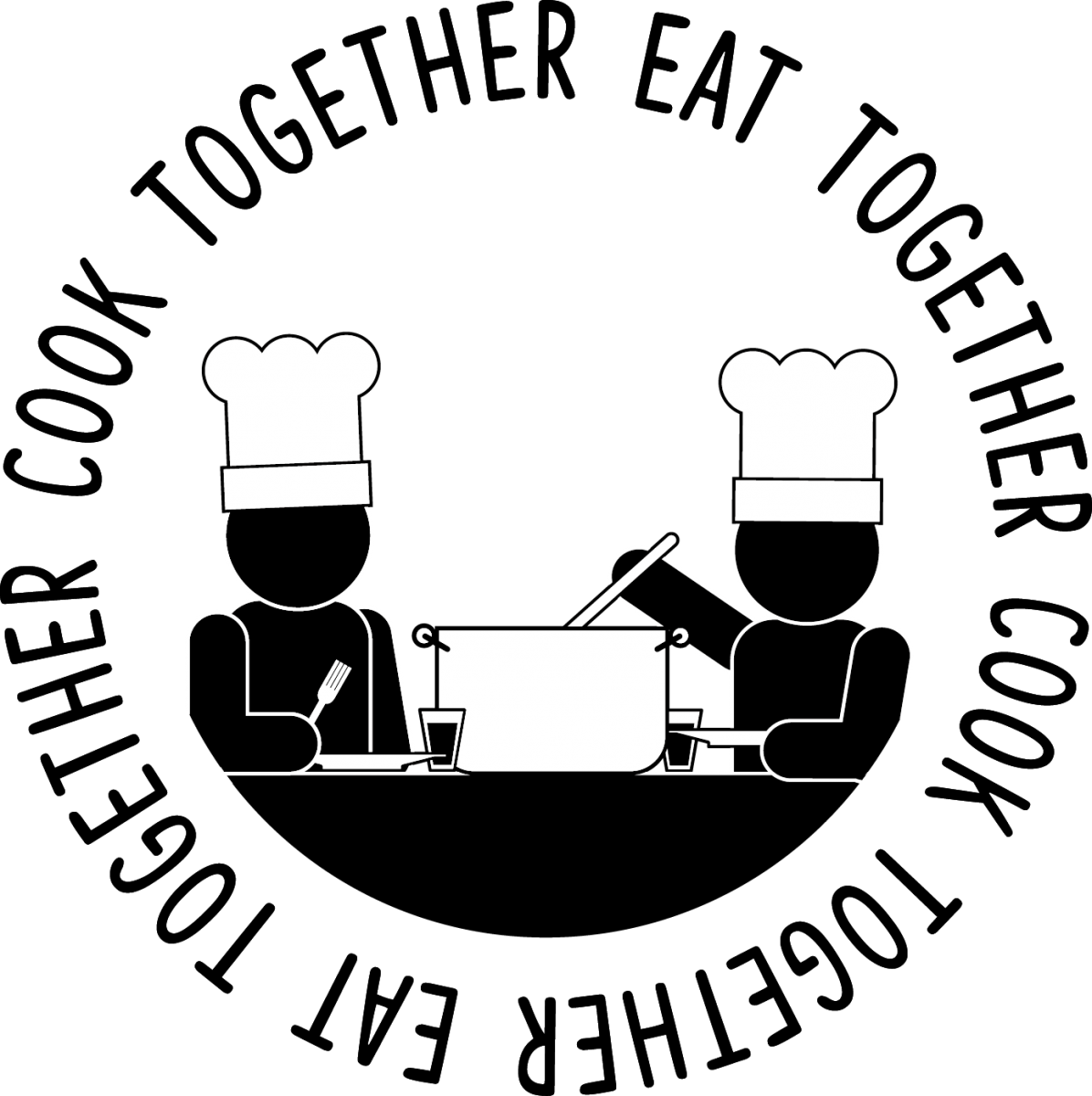 Cook Together Eat Together In Coventry - Illustration Clipart - Full ...