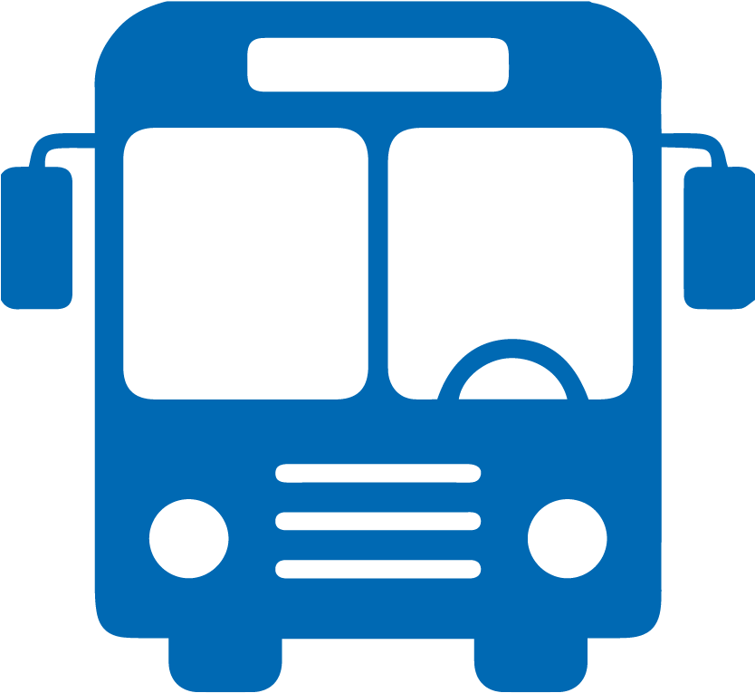 Bus Graphic - Blue Bus Icon Png Clipart - Full Size Clipart (#1199780 ...