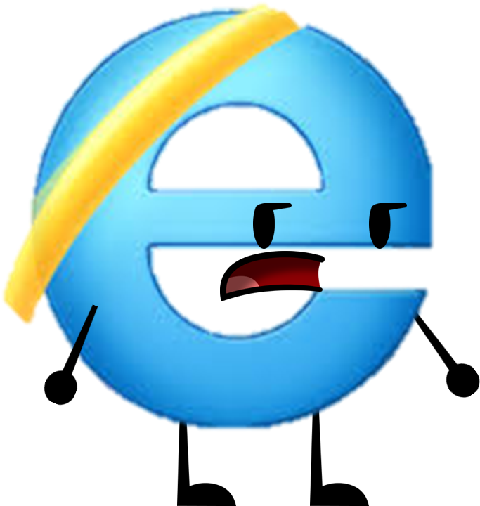 Internet Explorer - Battle For Dream Island Fan Art Clipart - Full Size ...