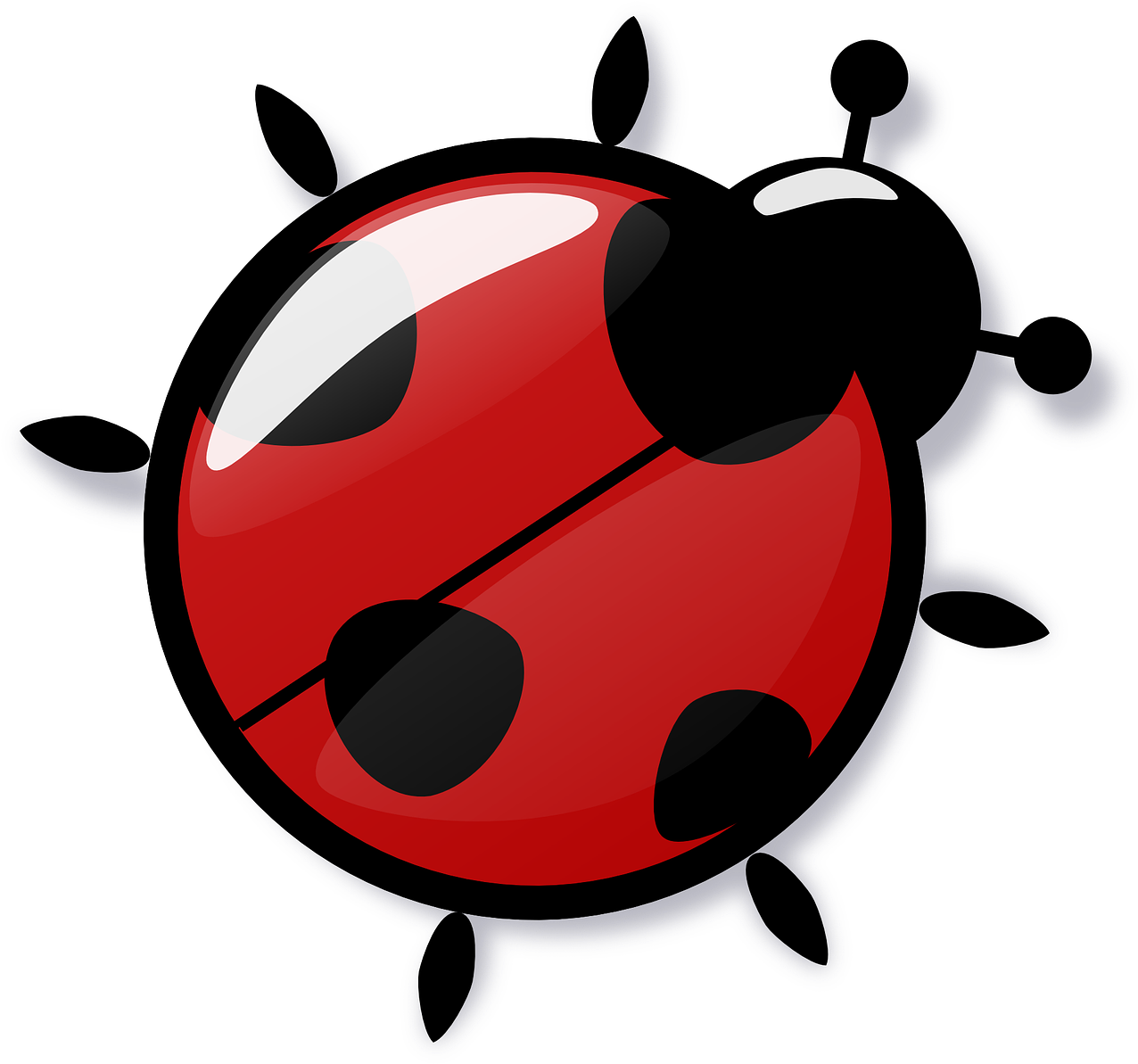 Ladybug Free To Use Clipart - Ladybug Icon - Png Download - Full Size ...