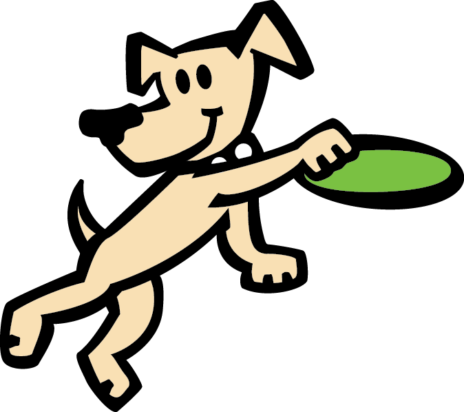 Dog Frisbee Clip Art