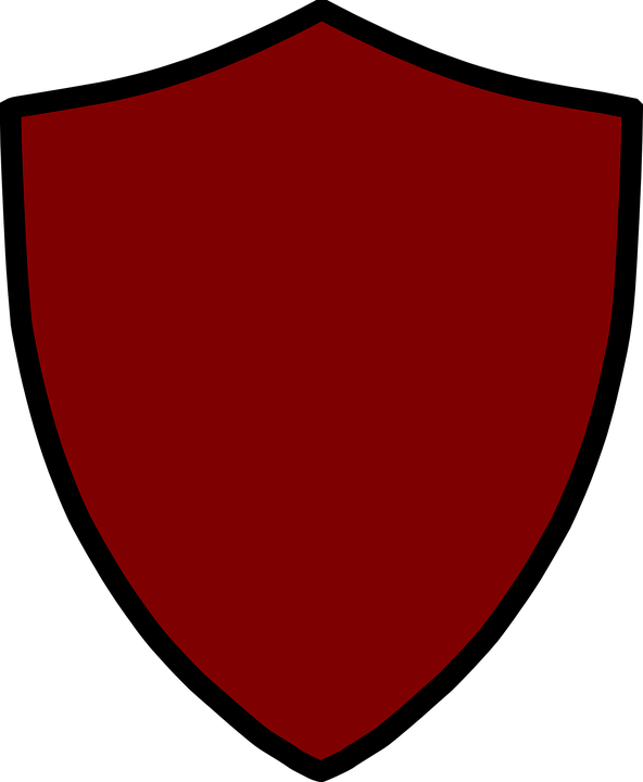 Clipart Shield Public Domain - Blank Red Coat Of Arms - Png Download ...