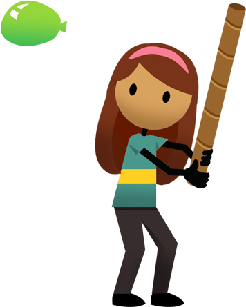 Balloon Batting - Cartoon Clipart - Full Size Clipart (#1208706 ...