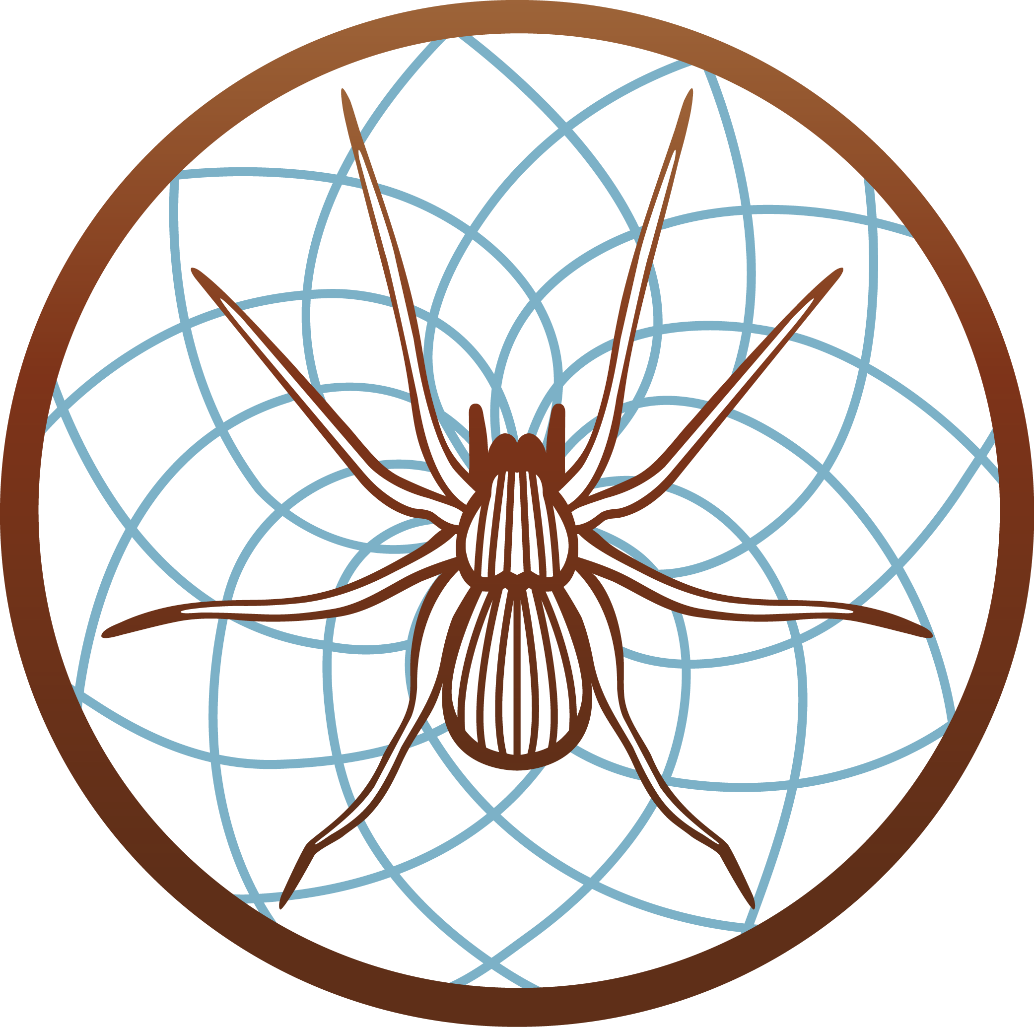 Spider - Circle Clipart - Full Size Clipart (#1209657) - PinClipart