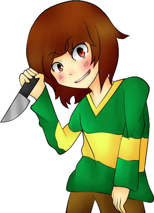 Download Image Black And White Stock Chara Transparent Creepy - Chara ...