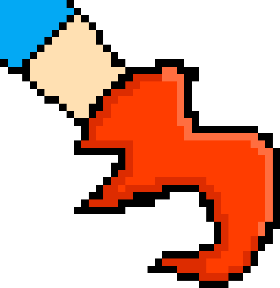 Crab Claw - Pixel Art Pink Gif Png Clipart - Full Size Clipart ...