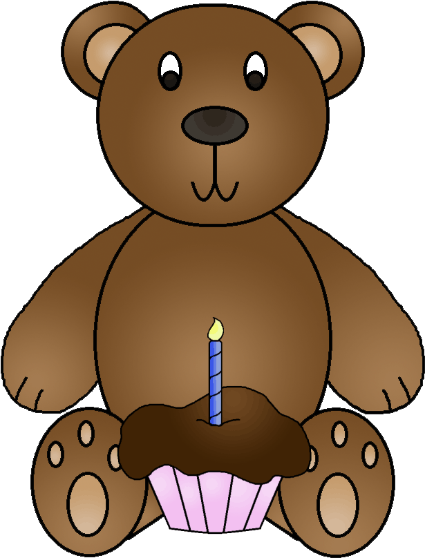 Clipart Aniversário Happy Birthday Girls, Birthday - Three Bears ...