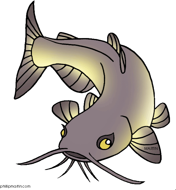 Channel Catfish Clip Art - Cartoon Picture Of Catfish - Png Download ...