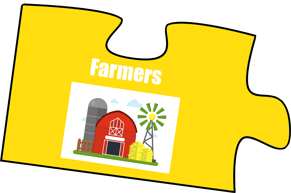 Farmers Puzzle 1 Clipart - Full Size Clipart (#1226082) - PinClipart