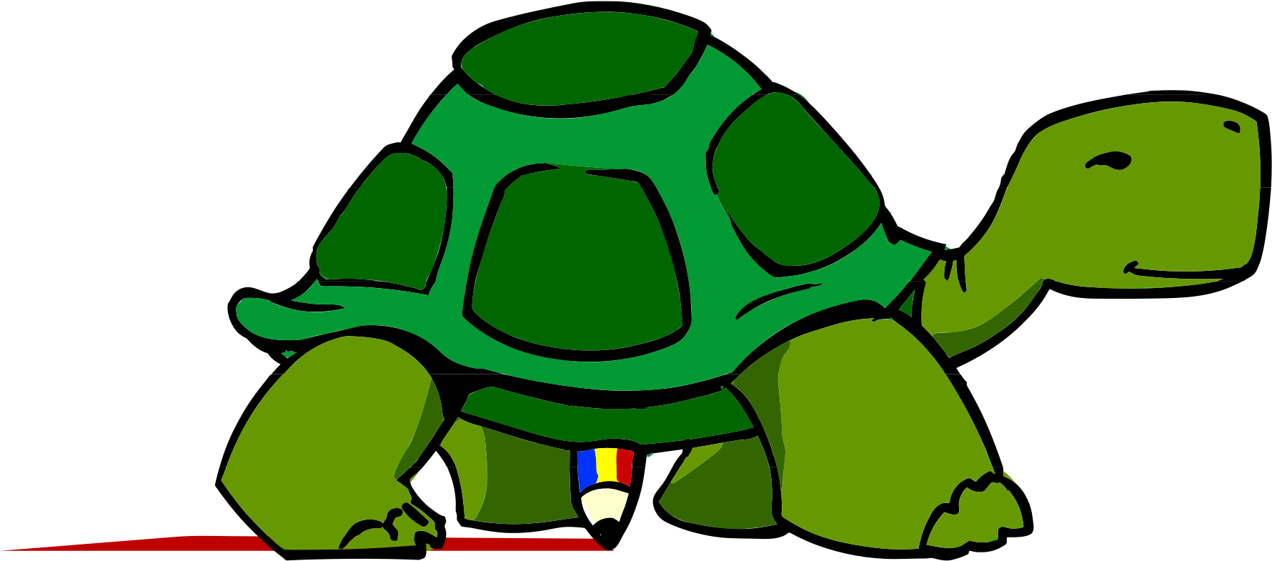 Collection Of Picture Of A Cartoon Turtle - Turtle Side View Cartoon ...
