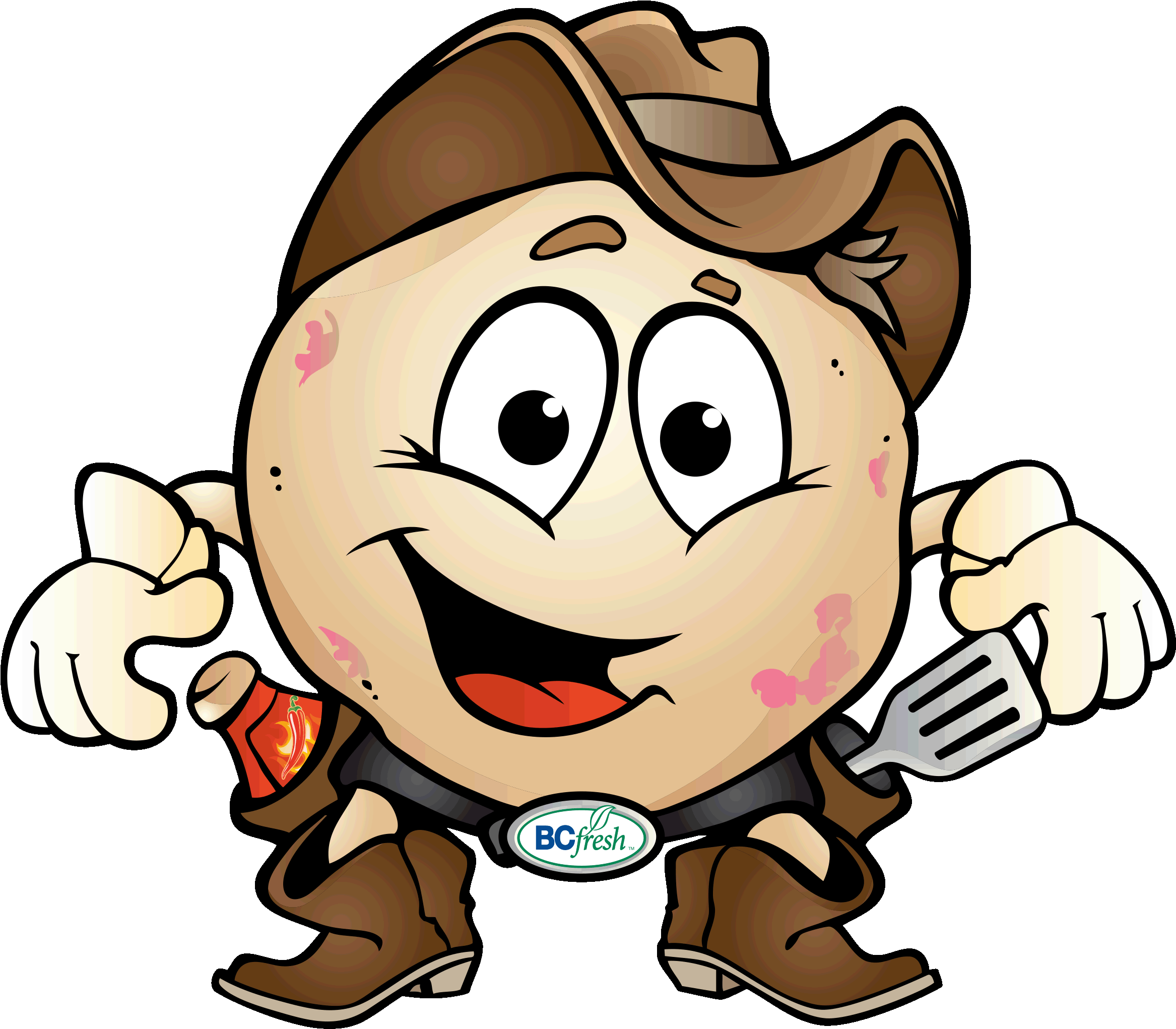 Potato Cowboy Clipart - Full Size Clipart (#1234624) - PinClipart