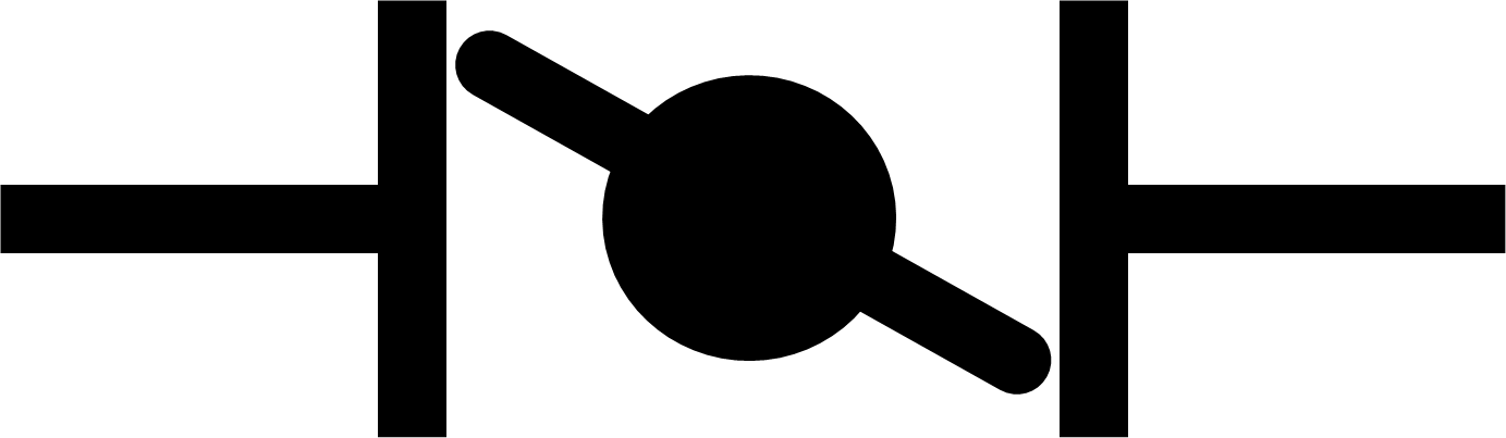 Butterfly Valve Symbol - Closed Butterfly Valve Symbol Clipart - Full ...