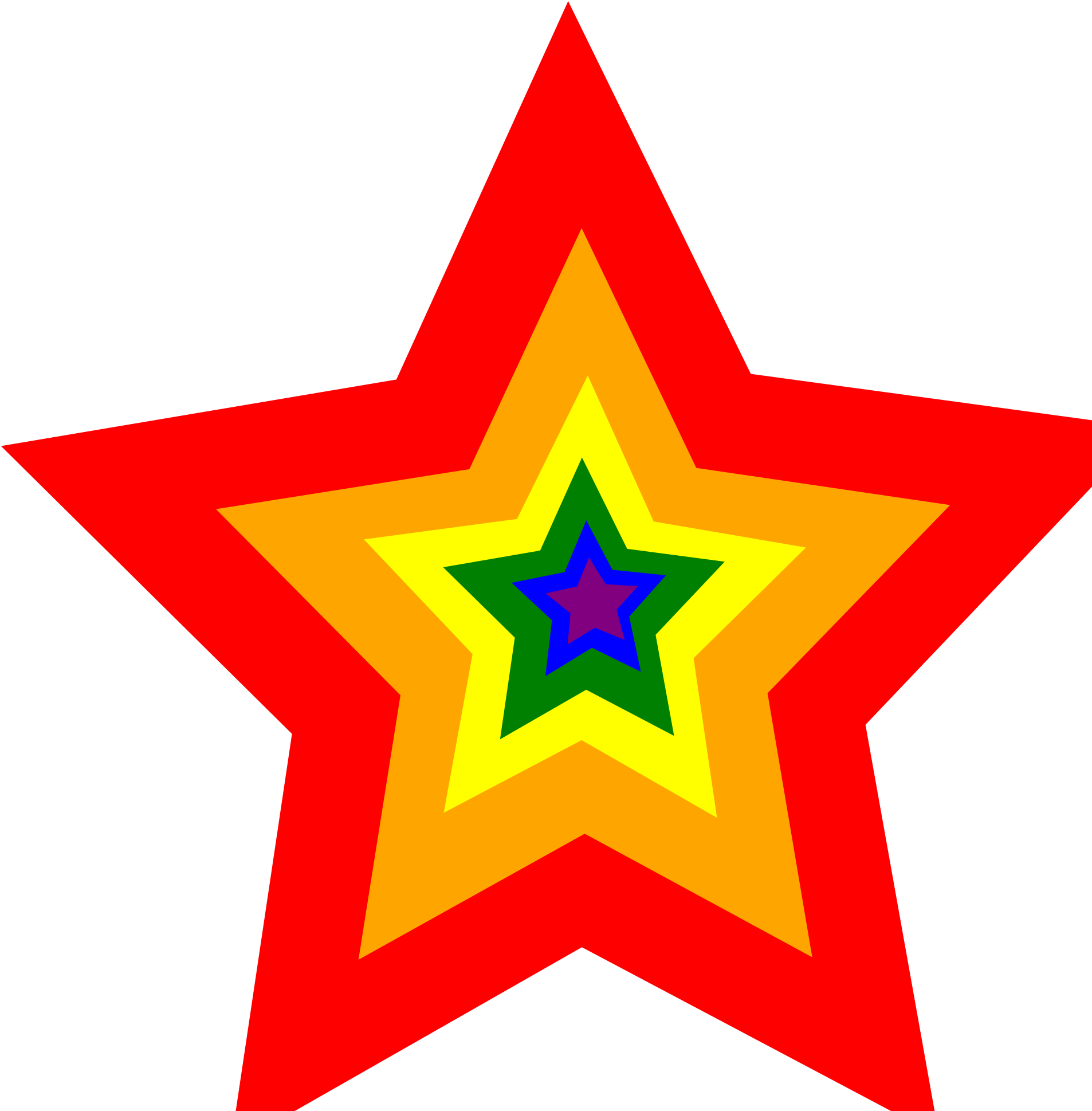 Download Hd Rainbow Star Clip Art Pictures Free Vector Art Images ...