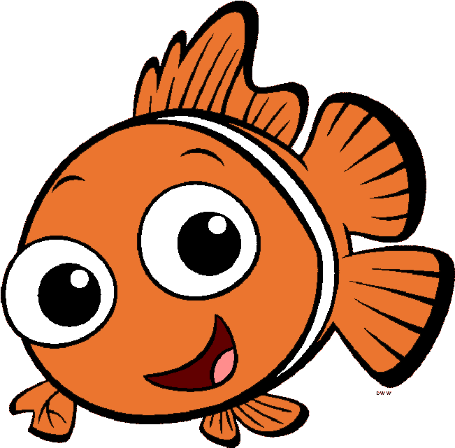 Clip Library Library Awesome Nemo Characters Ms Is - Cartoon Dory And ...