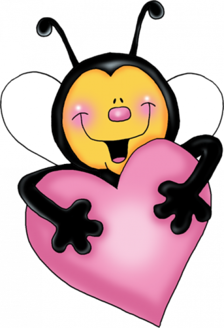 Valentine Bee Clip Art - Png Download - Full Size Clipart (#1238514 ...
