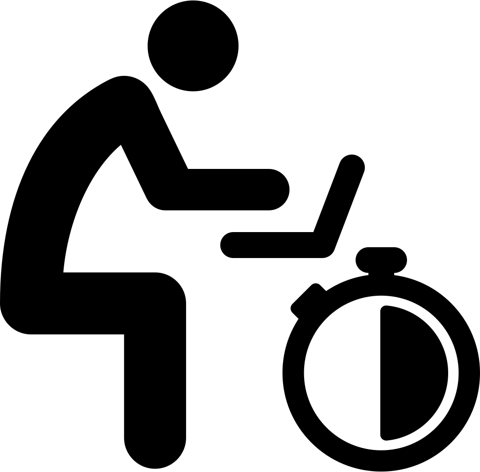 Online Job Search Comments - Icon Part Time Employee Clipart - Full ...