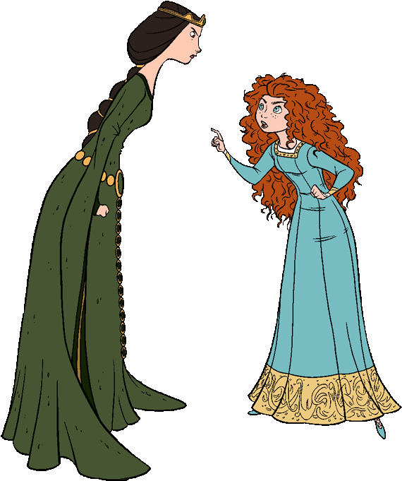 Download Merida And Her Mother Clipart Merida Queen - Merida And Elinor ...