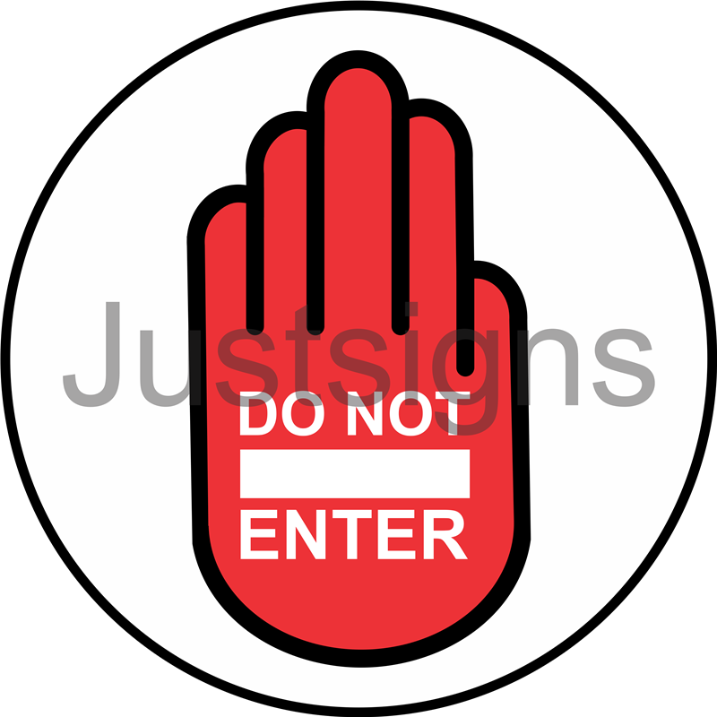 Do Not Enter Sign Clip Art - Png Download - Full Size Clipart (#1245636 ...