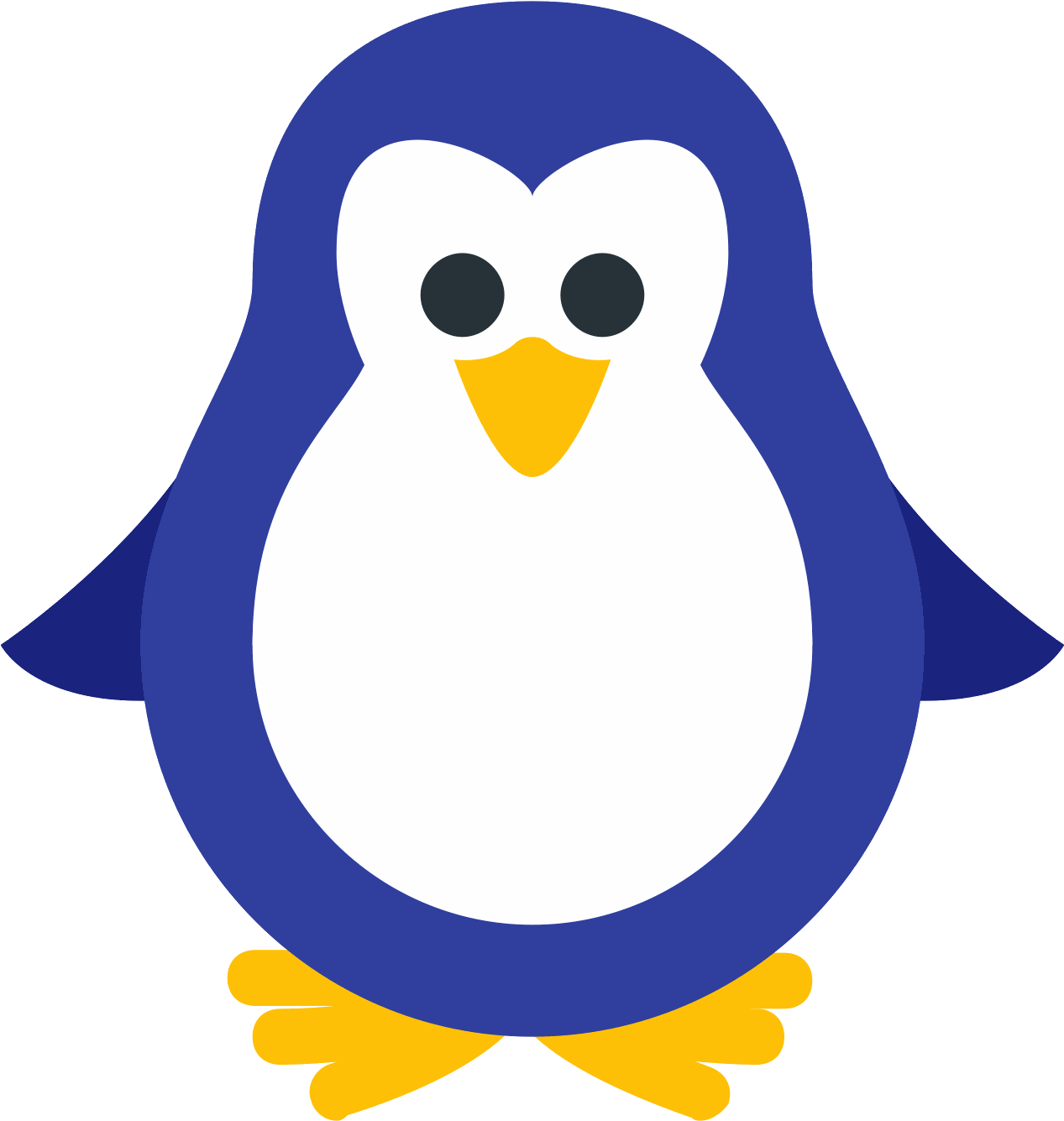 This Particular Icon Features An Oval - Pinguim Png Clipart - Full Size ...