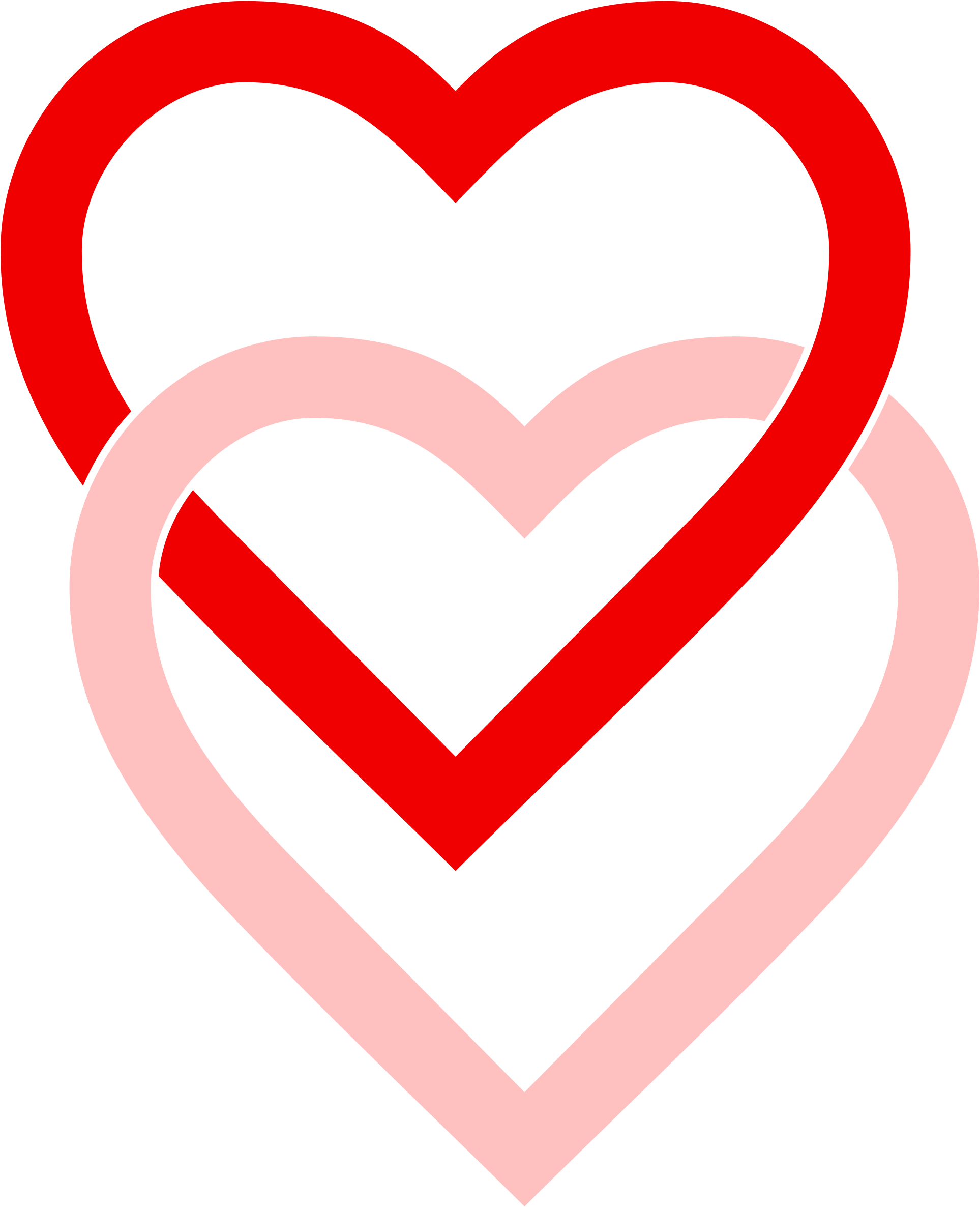 Two Hearts Clipart 13, Buy Clip Art - 2 Love Heart Png Transparent Png ...