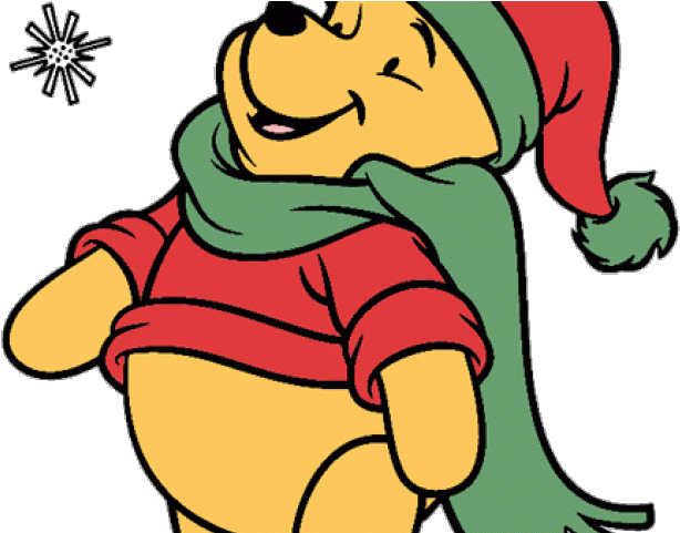 Winnie The Pooh Clipart Snow - Winnie The Pooh In Snow - Png Download ...