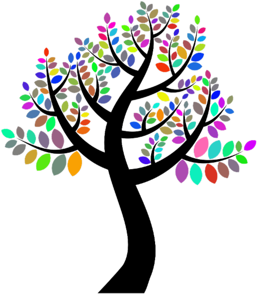 October 2016 Cahmi Newsletter - Colorful Tree Clipart - Png Download ...