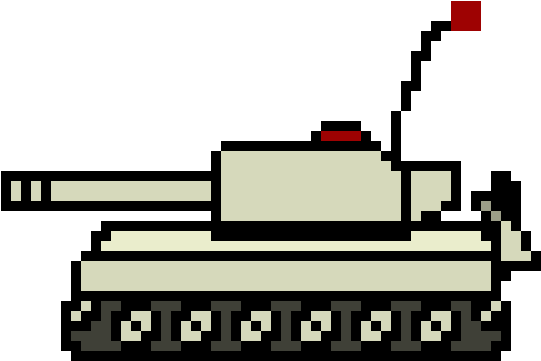 Tank - Pixel Art Clipart - Full Size Clipart (#1271426) - PinClipart