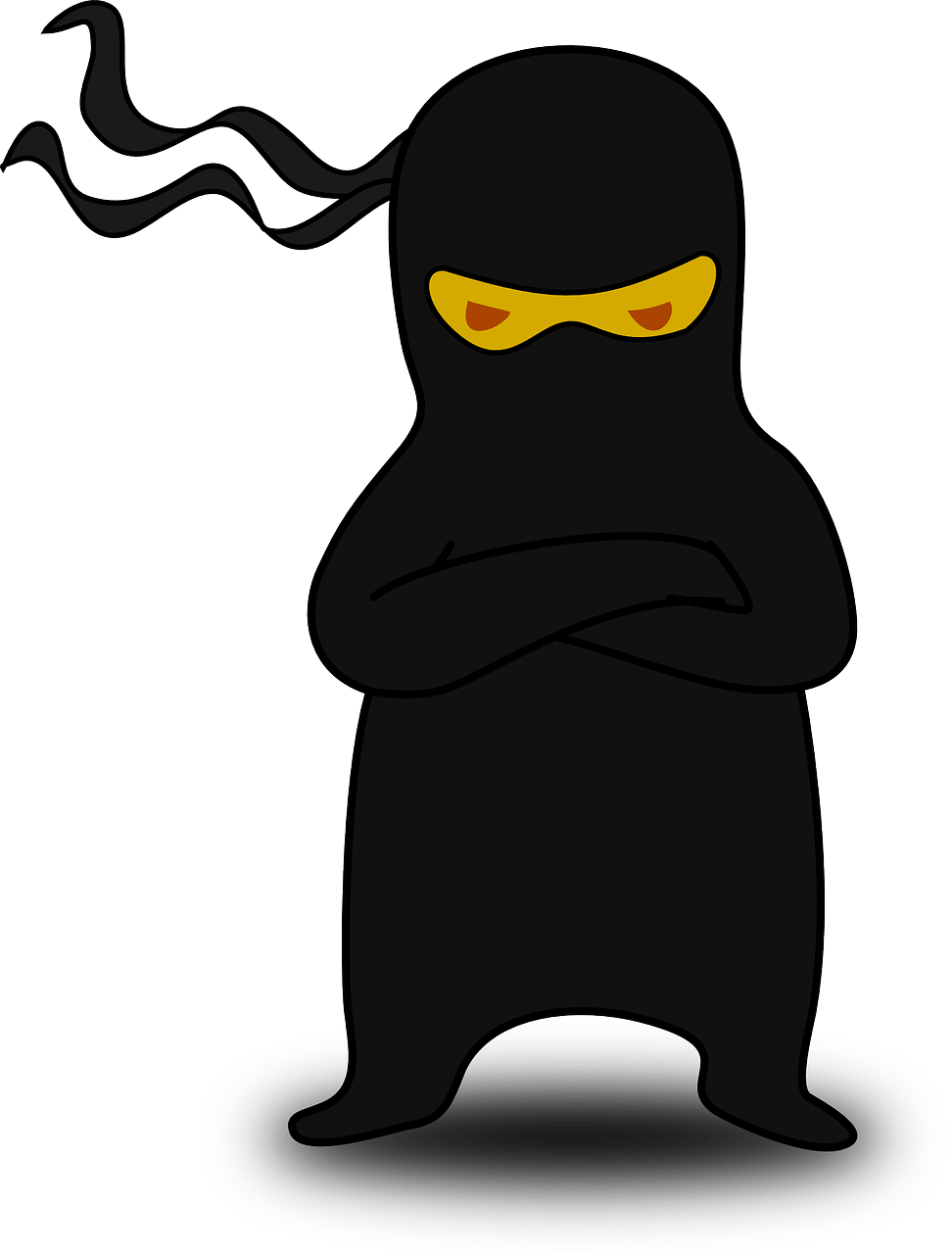 Computer Ninja Cliparts 4, Buy Clip Art - Free Ninja - Png Download ...