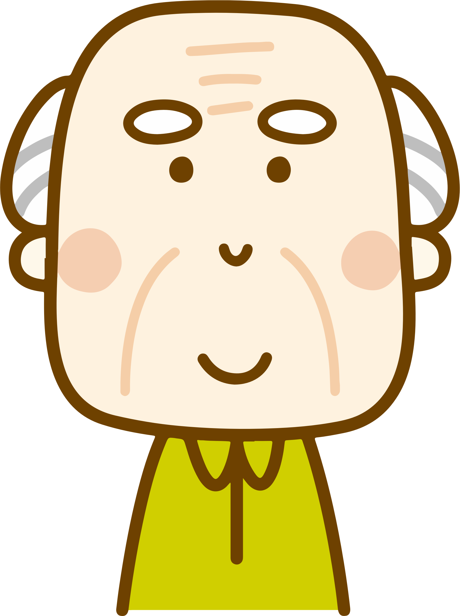 Download Big Image - Happy Old Man Clipart - Png Download (#1285318 ...