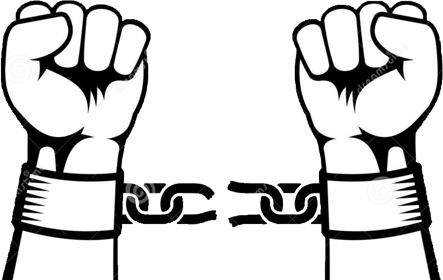 Download Hands Breaking A Chain Clipart Drawing Clip - Manos Rompiendo ...