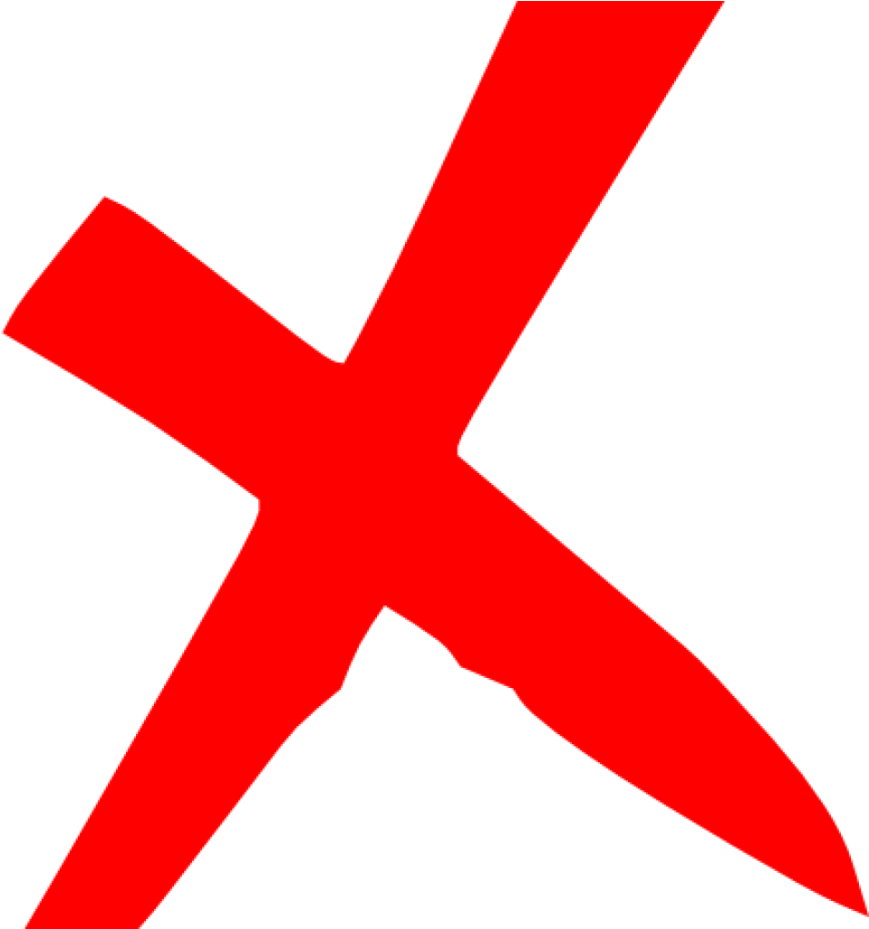 Download Clipart X Clipart X Red X Icon Clip Art At Clker Vector - Red ...