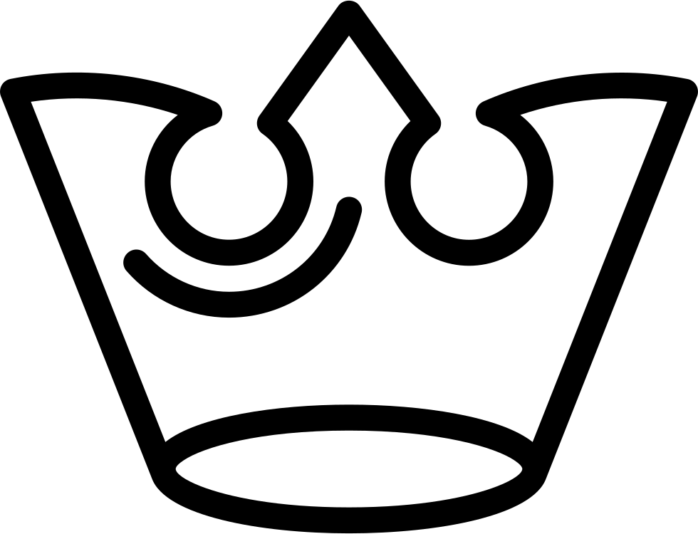 Royalty Crown Outline Of - King Crown Icon Transparent Clipart - Full ...
