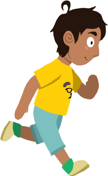 Download Cartoon Boy Running Gif Clipart (#1292240) - PinClipart