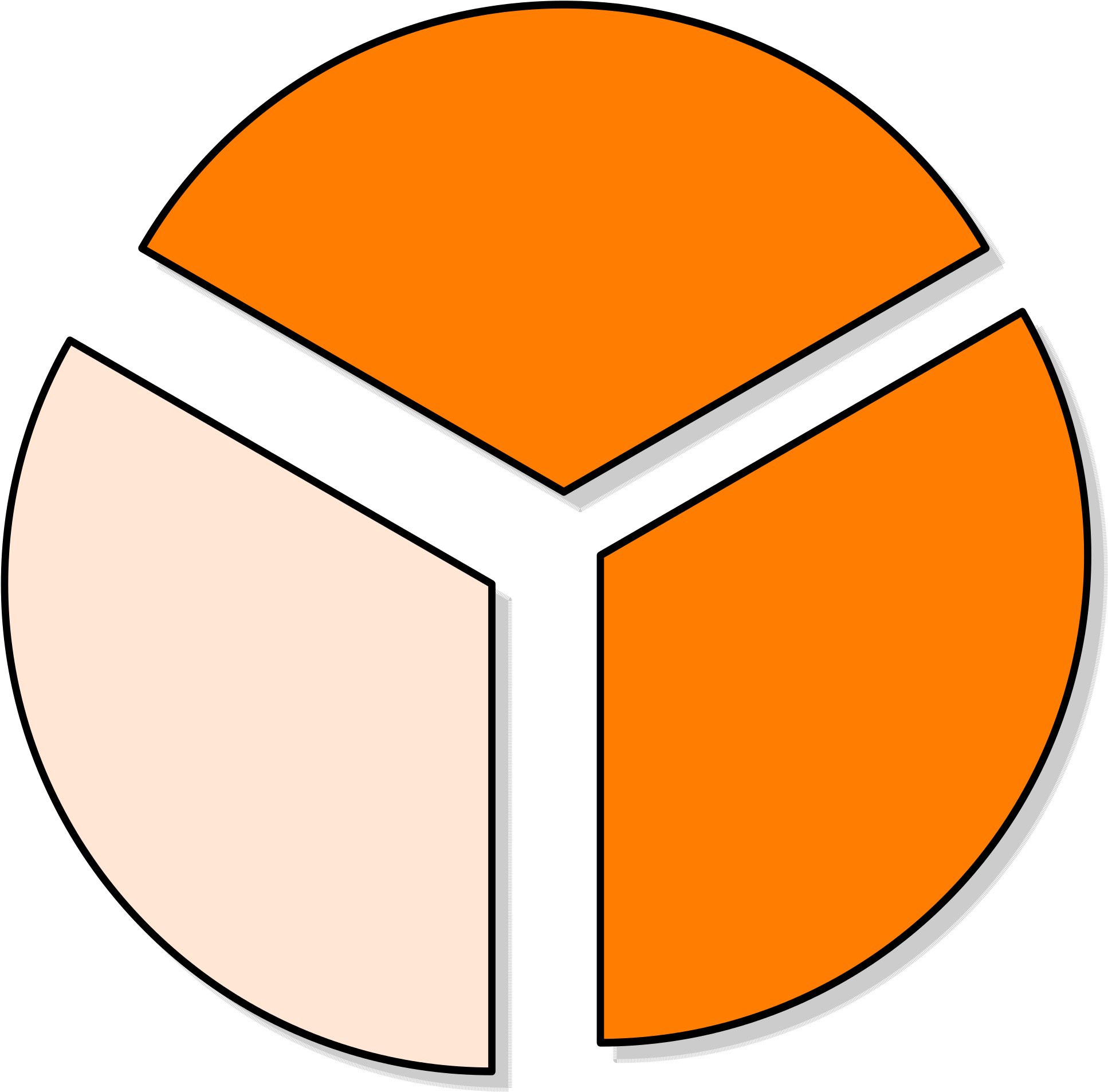 Collection Of Pie Chart Cliparts 1 3 Pie Chart Png Transparent Png