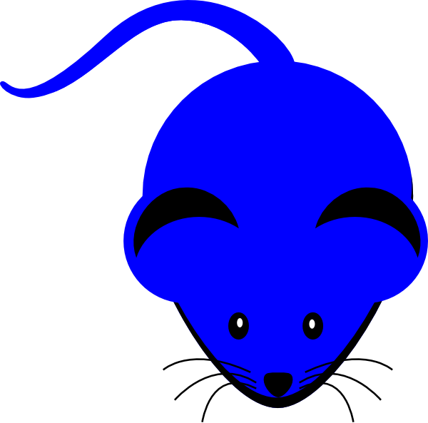 Blue Mouse Clipart - Png Download - Full Size Clipart (#1299982 ...