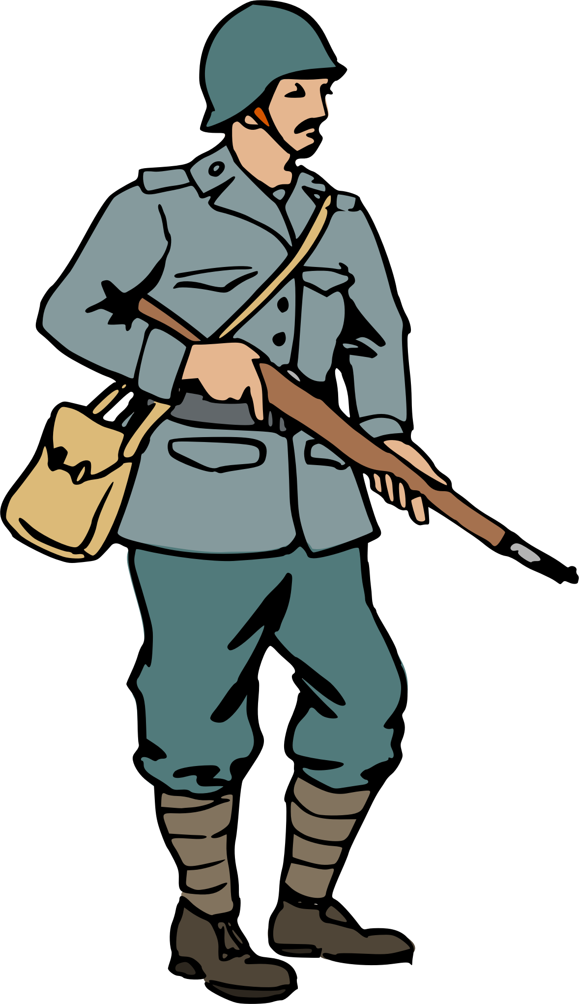 British - World War 2 Soldier Cartoon Clipart - Full Size Clipart ...