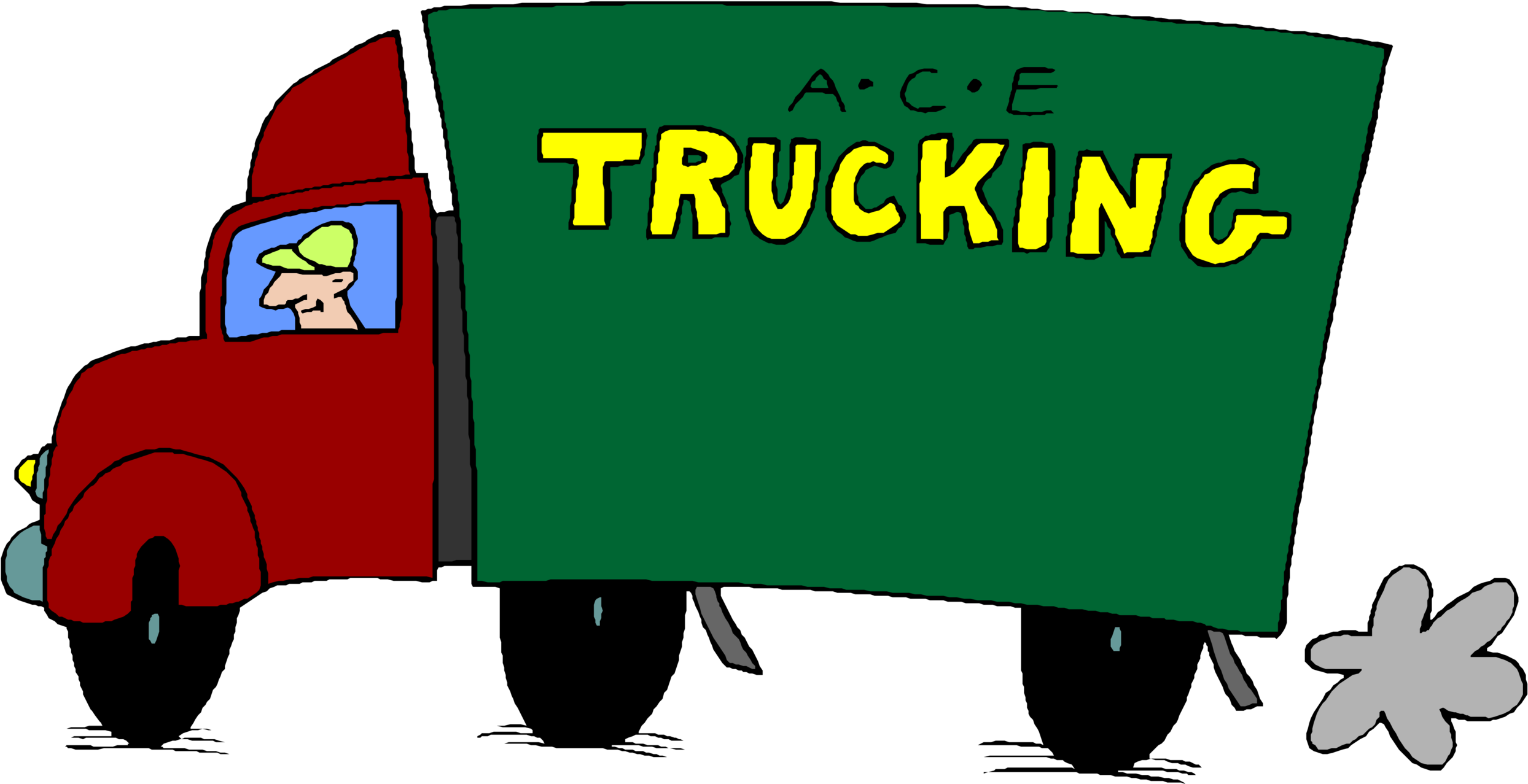 Semi - Lorry Driver Clip Art - Png Download - Full Size Clipart ...