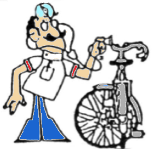 Doctor On Bicycle Cartoon Clipart - Full Size Clipart (#138854 ...