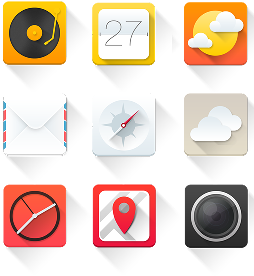 High Quality Icons Set By Maksym Khomenko Clipart - Full Size Clipart ...